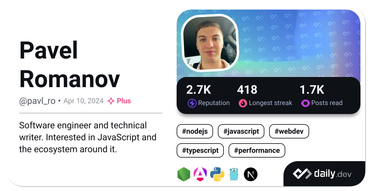 Posts upvoted by Pavel Romanov (@pavl_ro) | daily.dev
