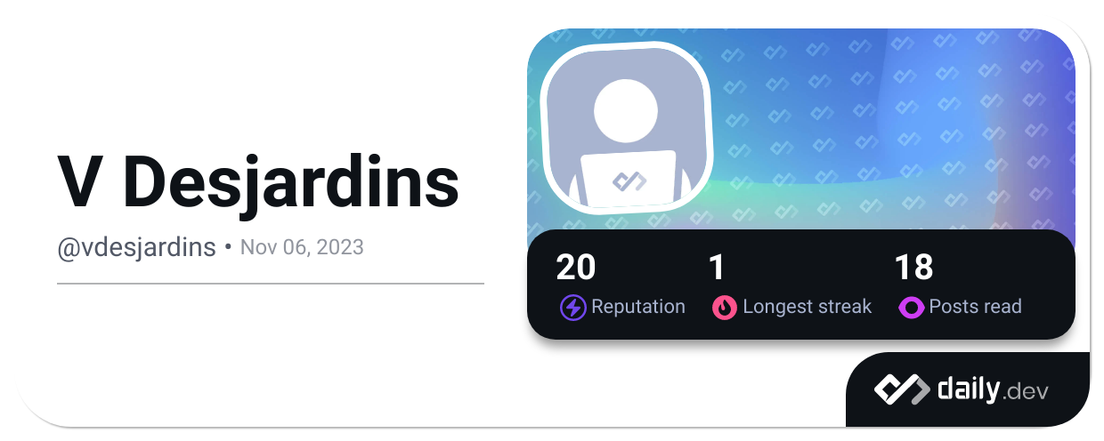Posts upvoted by V Desjardins (@vdesjardins) | daily.dev