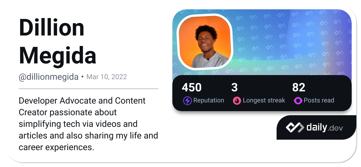 Posts upvoted by Dillion Megida (@dillionmegida) | daily.dev