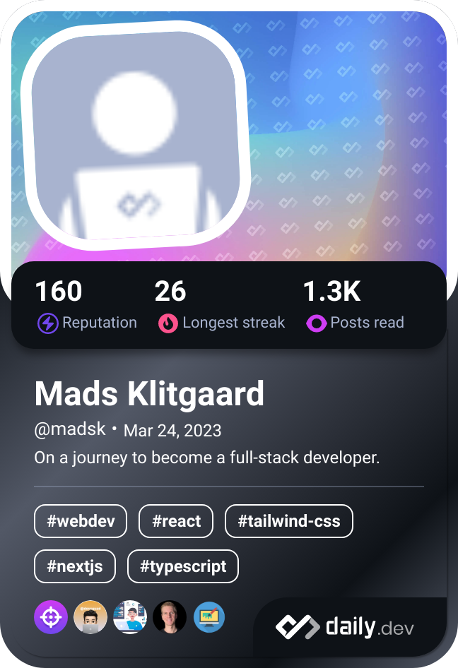 madsklitgaard (Mads Klitgaard) · GitHub