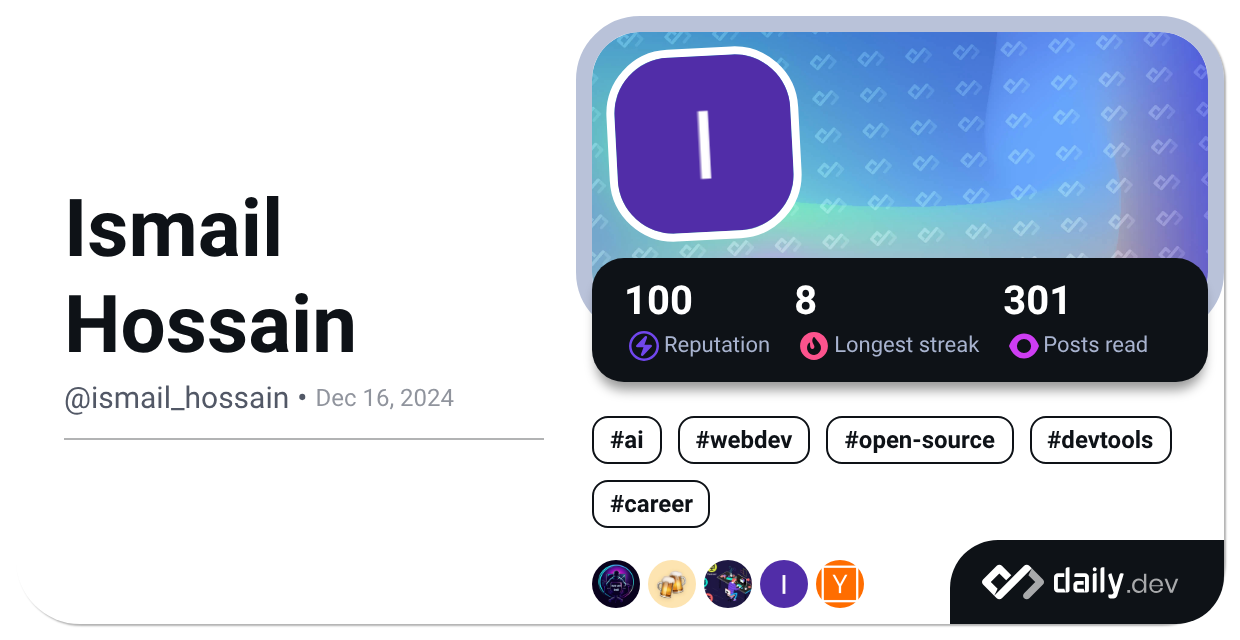 Posts upvoted by Ismail Hossain (@ismail_hossain) | daily.dev