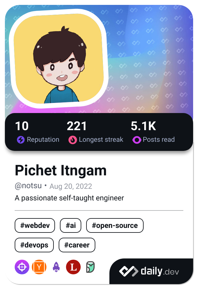 notsu (Pichet Itngam) · GitHub notsu (Pichet Itngam) · GitHub