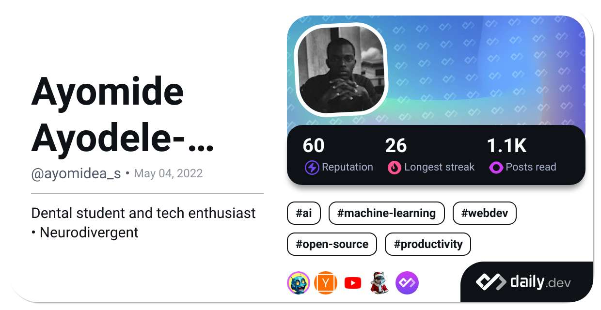 Ayomide Ayodele-Soyebo | daily.dev