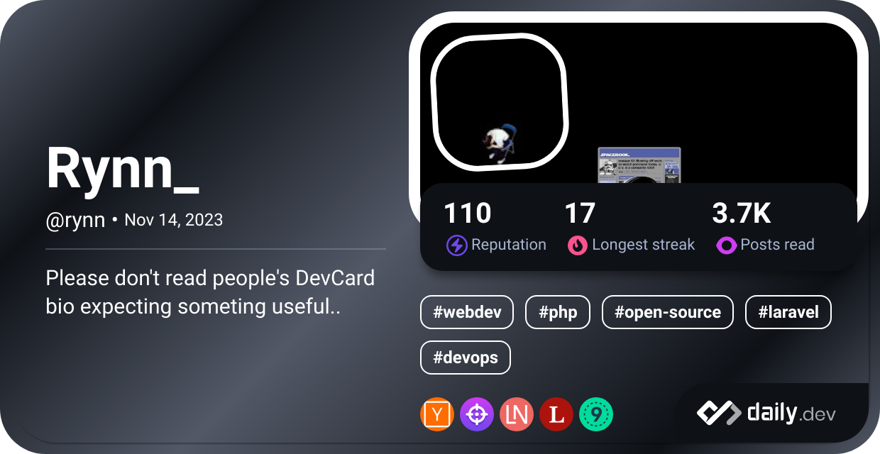 Rynn_ (@rynn) | daily.dev