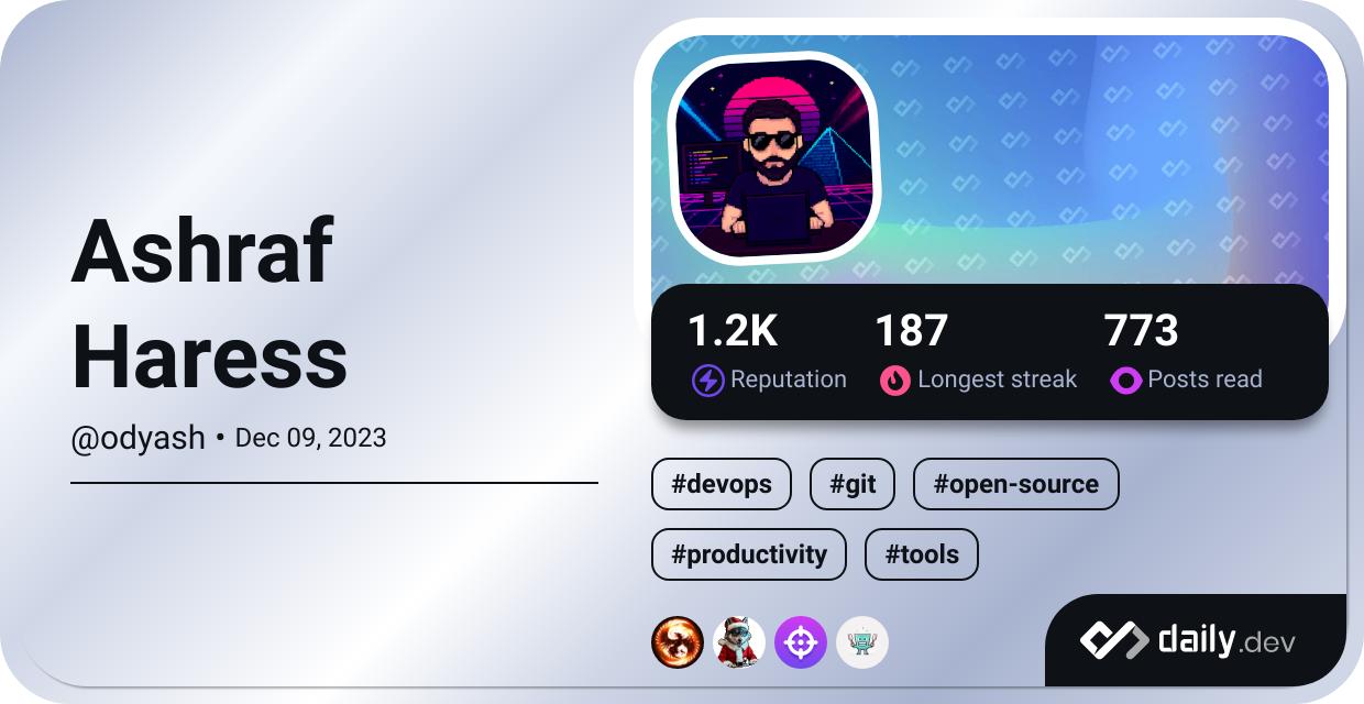 Ashraf Haress | daily.dev