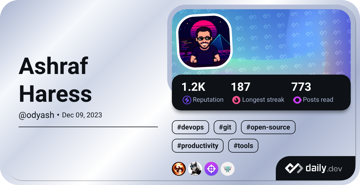 Ashraf Haress | daily.dev