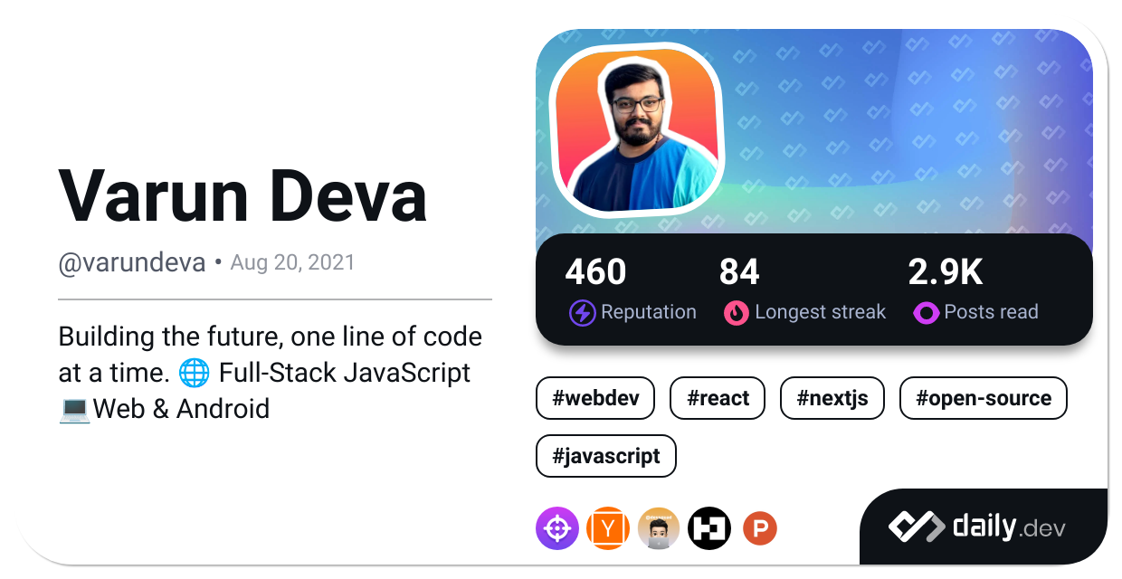 Varun Deva (@varundeva) | daily.dev