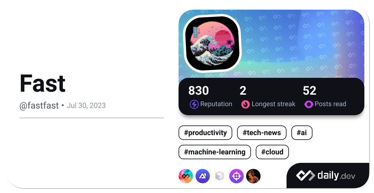 Fast (@fastfast) | daily.dev